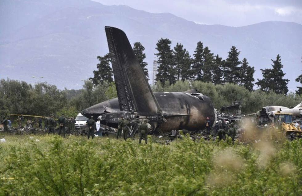Accident of an Ilyushin Il-76TD operated by Algerian Air Force ...