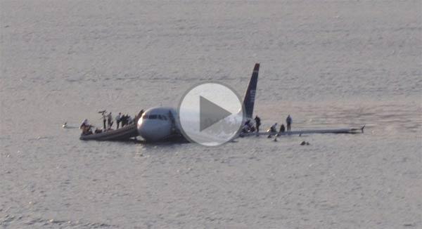 VIDEO - A320 ditching on the Hudson, New York